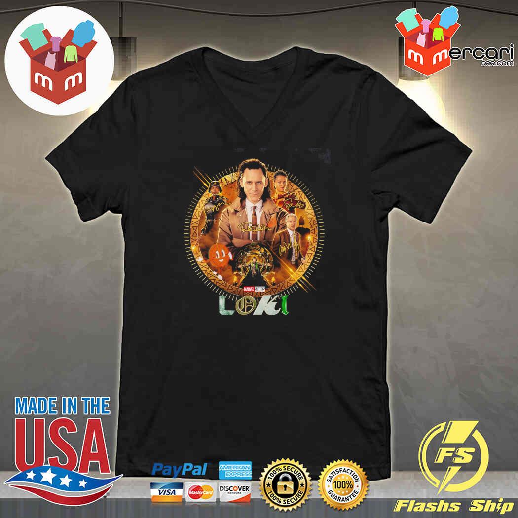 Loki Marvel Studios Tom Hiddleston Signatures Shirt, hoodie, sweater ...