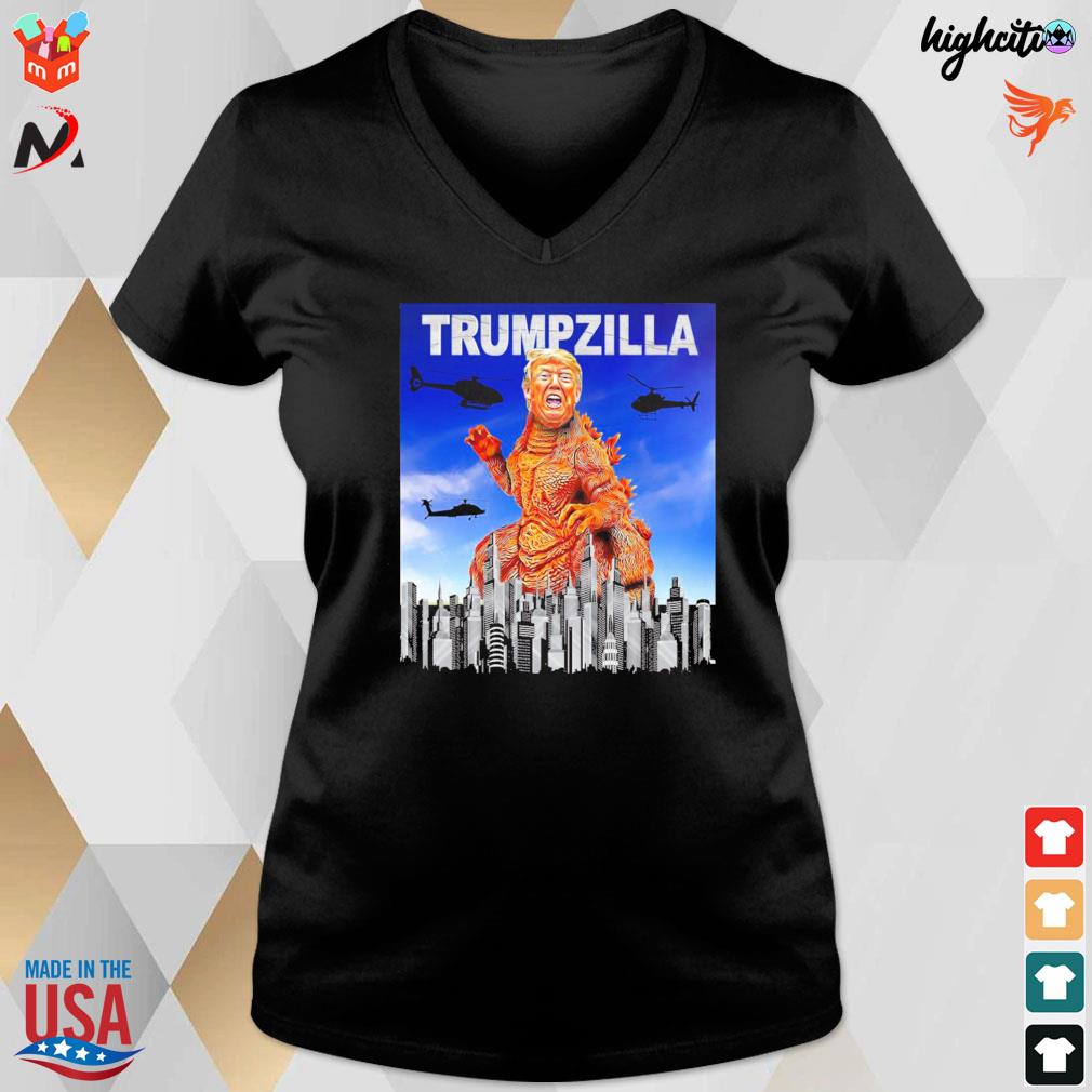 Trumpzilla parody godzilla Donald Trump t-shirt, hoodie, sweater, long ...