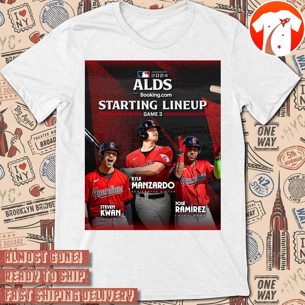 Official Poster Cleveland Guardians Steven Kwan Kyle Manzardo Jose ...