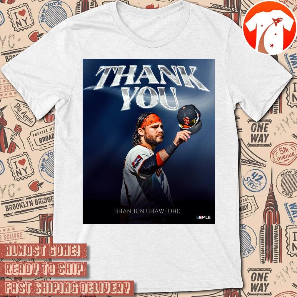 Official Poster Thank You Brandon Crawford MLB Has Announced His ...