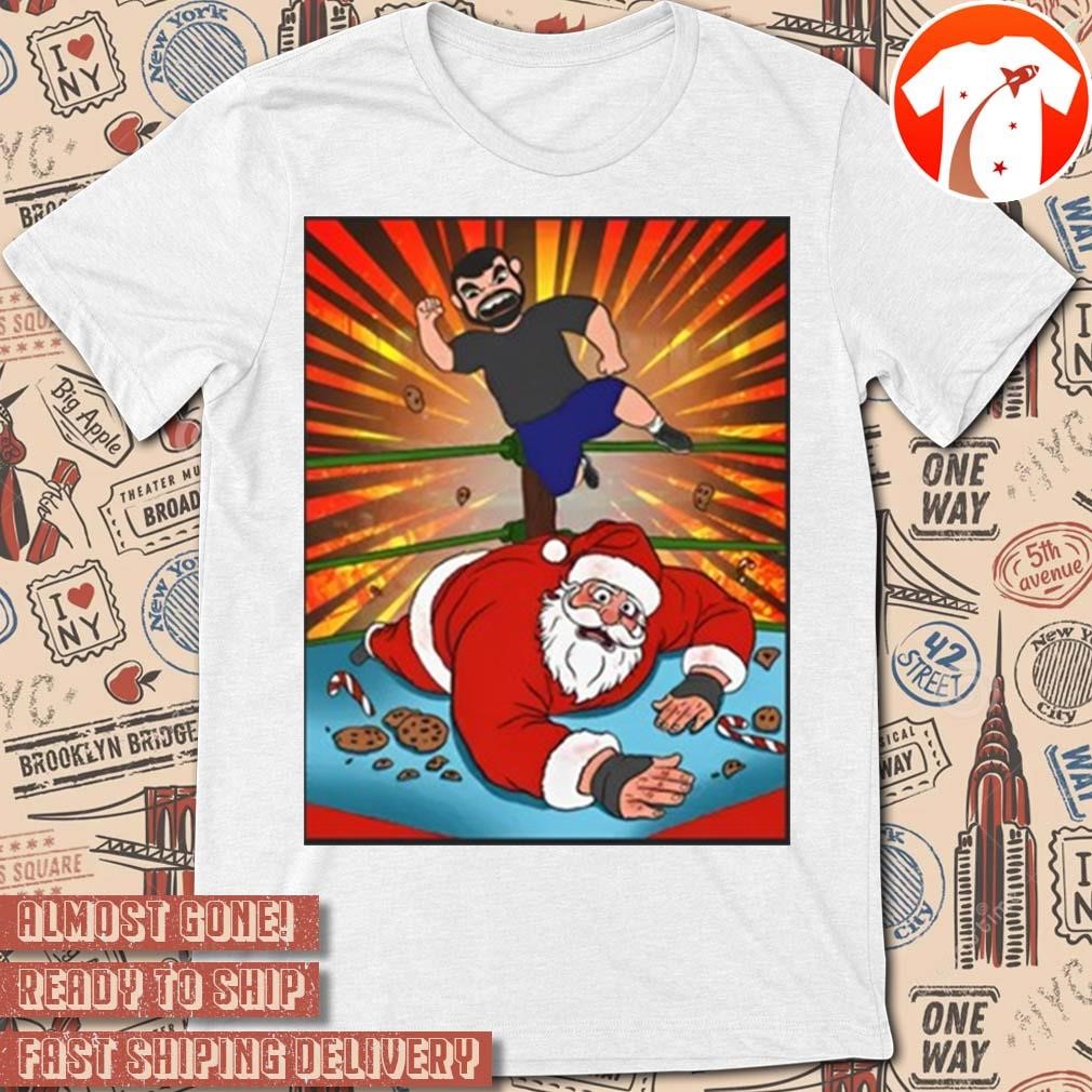 Official Super Humman Jess Jeckel Christmas Of Carnage 2024 Poster t ...